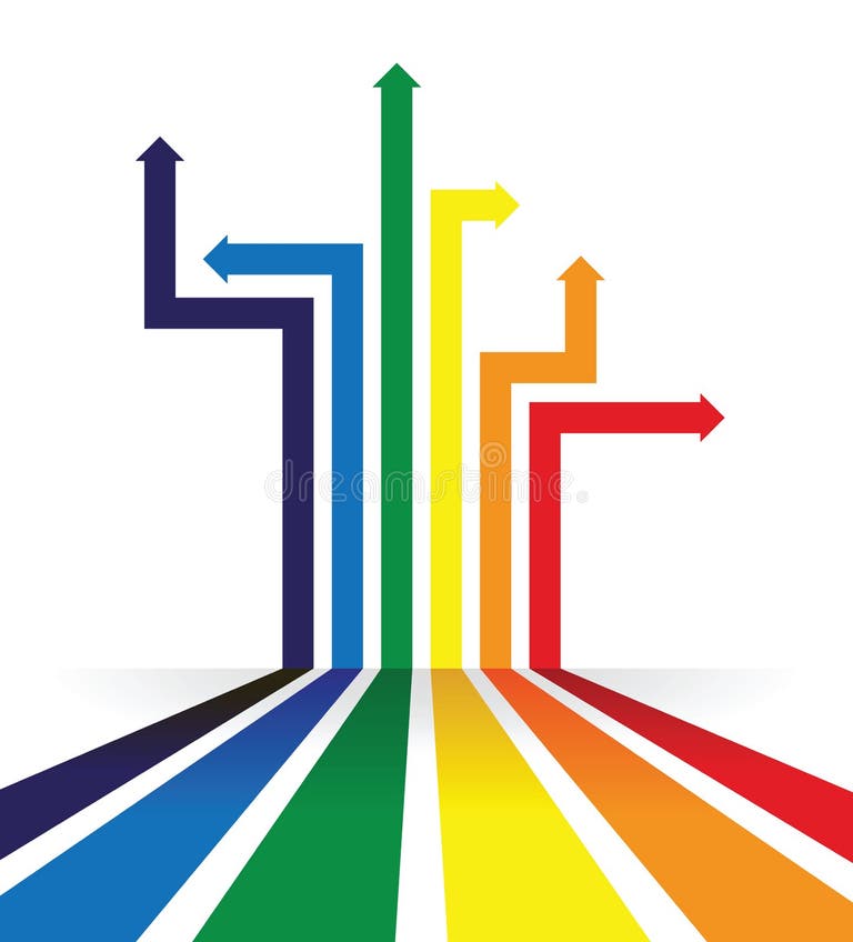 Rainbow Arrow Stock Illustrations – 12,111 Rainbow Arrow Stock ...