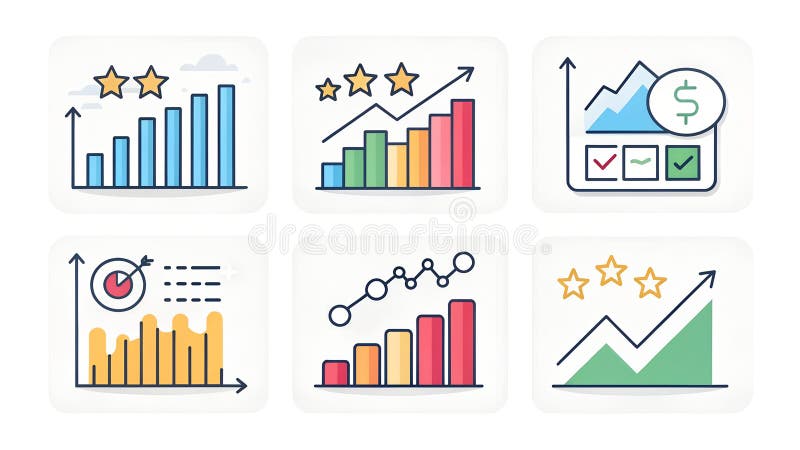 Rainbow Coloured Pie Chart. LGBTQ Pride Colour Pie Chart. Business ...