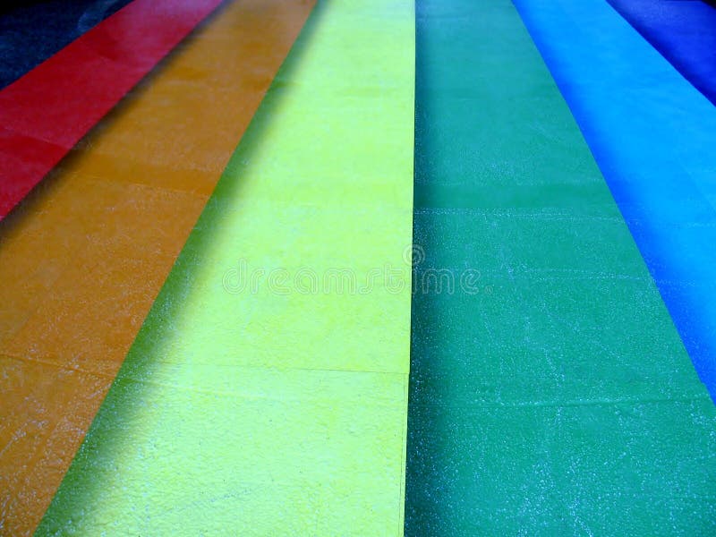 Rainbow coloured road stock image. Image of colours, inclusive - 98462263