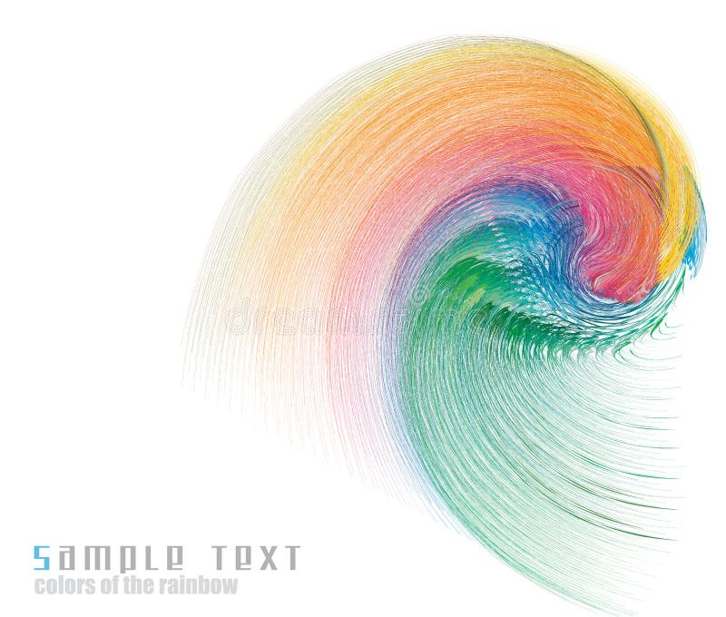 Rainbow Colours Spectrum Business Card Background Stock Vector ...