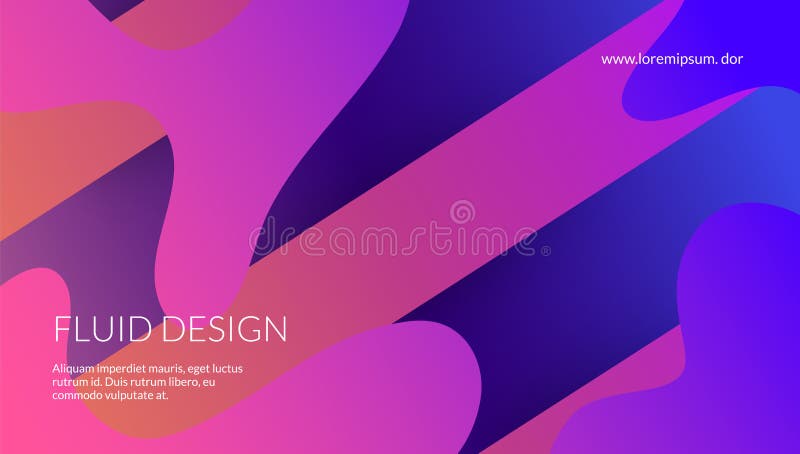 Rainbow Cover. Geometric Shape. Wavy Landing Page Stock Vector ...