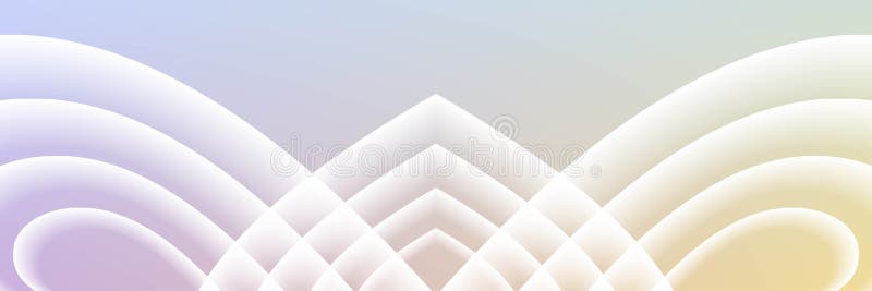 Rainbow Pastel Gradient Abstract Light Banner Stock Vector ...