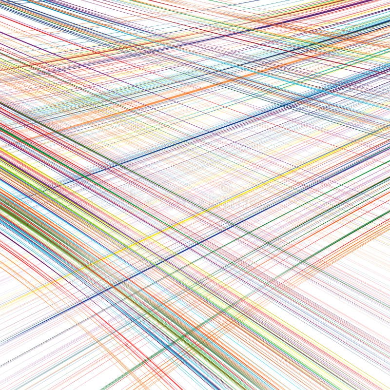 Rainbow Curved Stripes Color Line Art Background Stock Illustration ...