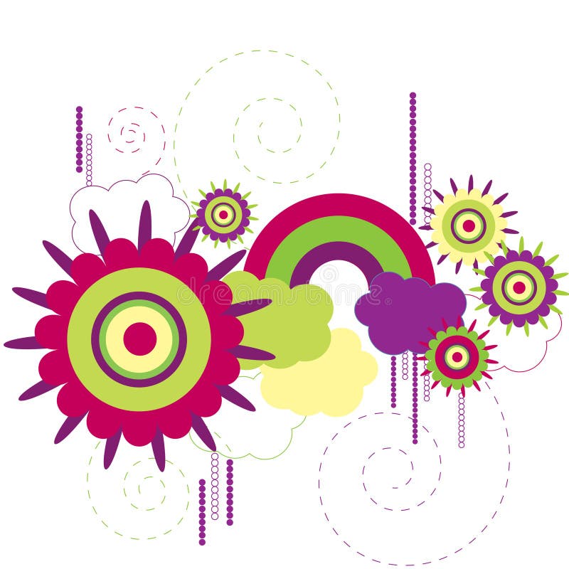 Rainbow design stock vector. Illustration of vector, decor - 15756853