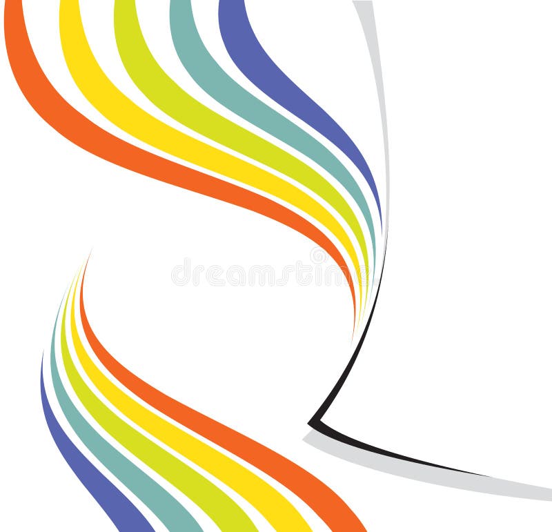 Rainbow design element stock vector. Illustration of decorative - 25587340