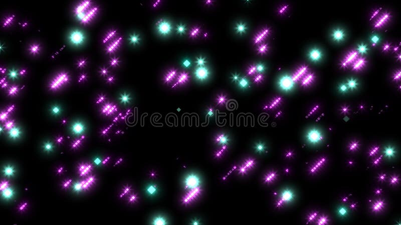 Rainbow Digital Dots Pattern on Computer Screen Stock Video - Video of ...