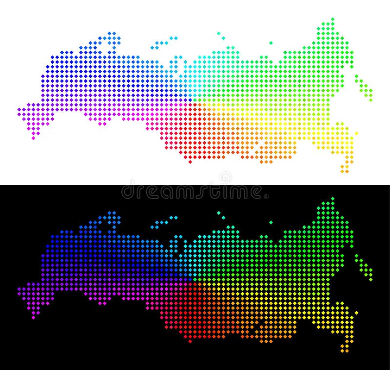 Russia Map Pixel Stock Illustrations – 483 Russia Map Pixel Stock ...