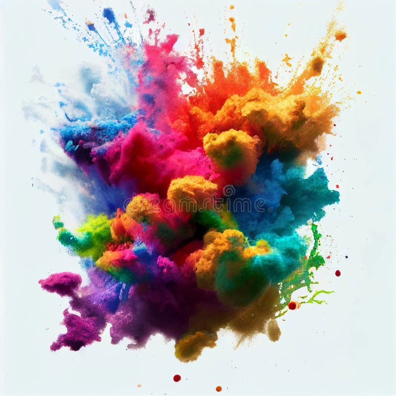 Colored Exploding Rainbow Cloud Stock Illustrations – 115 Colored ...