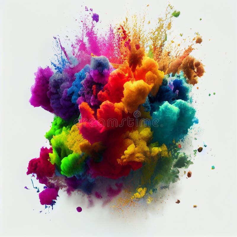 Colored Exploding Rainbow Cloud Stock Illustrations – 340 Colored ...