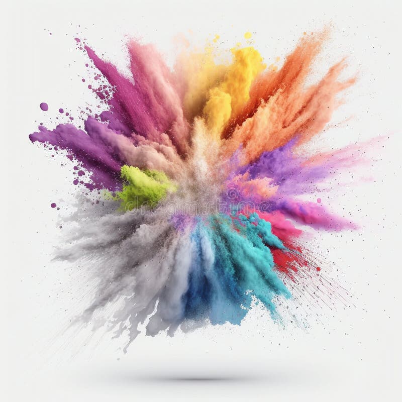 Colored Exploding Rainbow Cloud Stock Illustrations – 115 Colored ...
