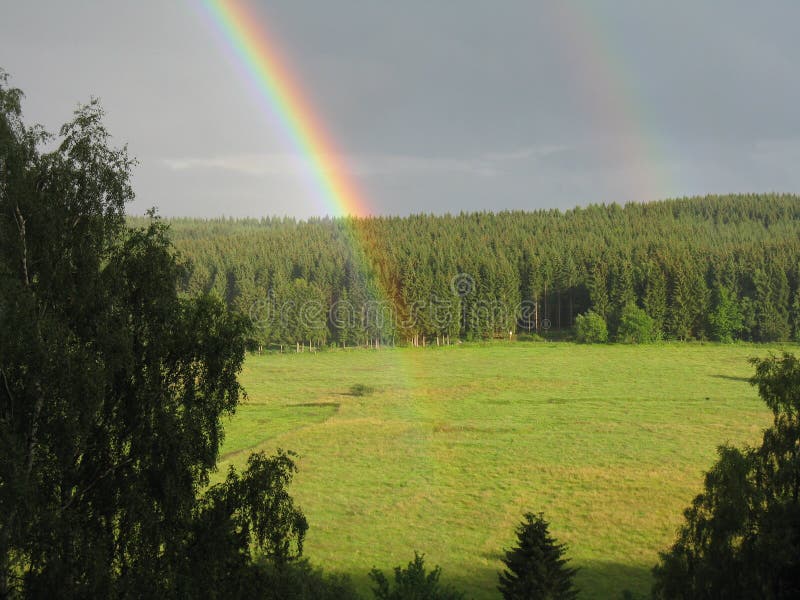 Rainbow, Ecosystem, Sky, Grassland Picture. Image: 130998772