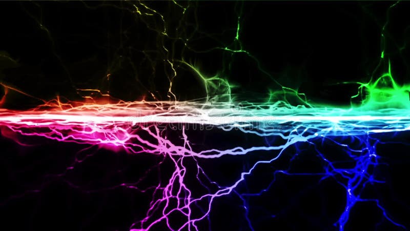 Red Electric Glow Light Motion Effect Animation Stock Video - Video of ...