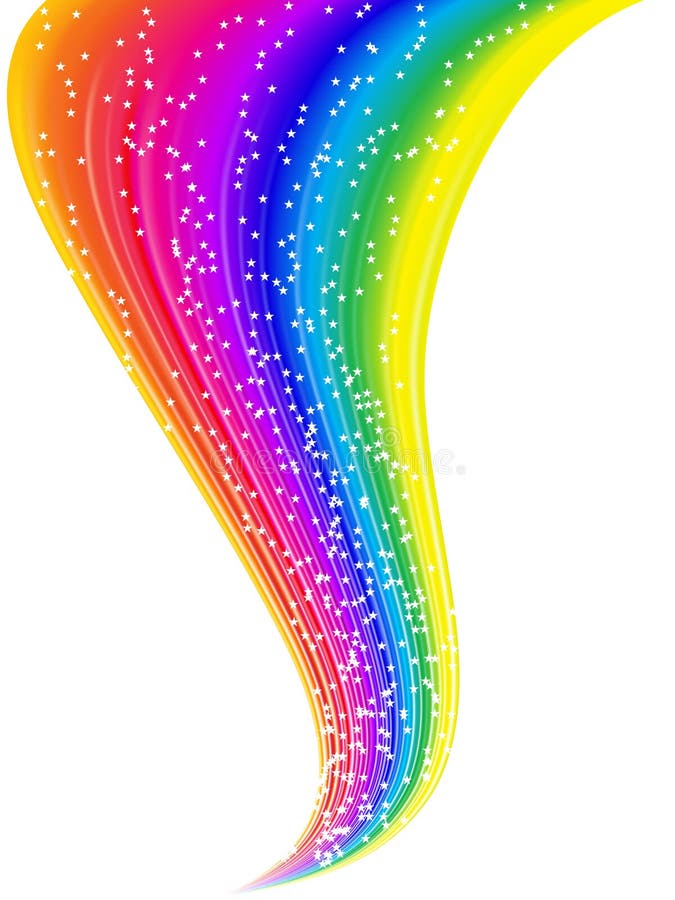 Rainbow illustration stock vector. Illustration of rainbow - 9808267