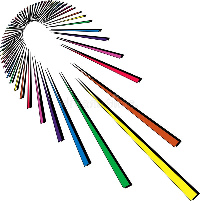 Rainbow Explosion Picture. Image: 4483728