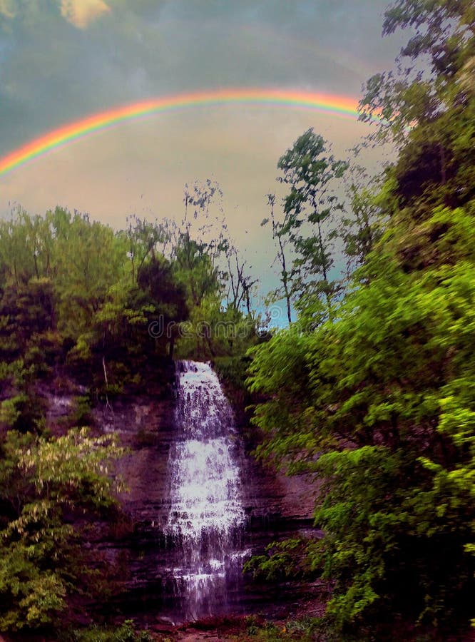 Rainbow fall stock photo. Image of beauty, fall, rainbow - 93820878