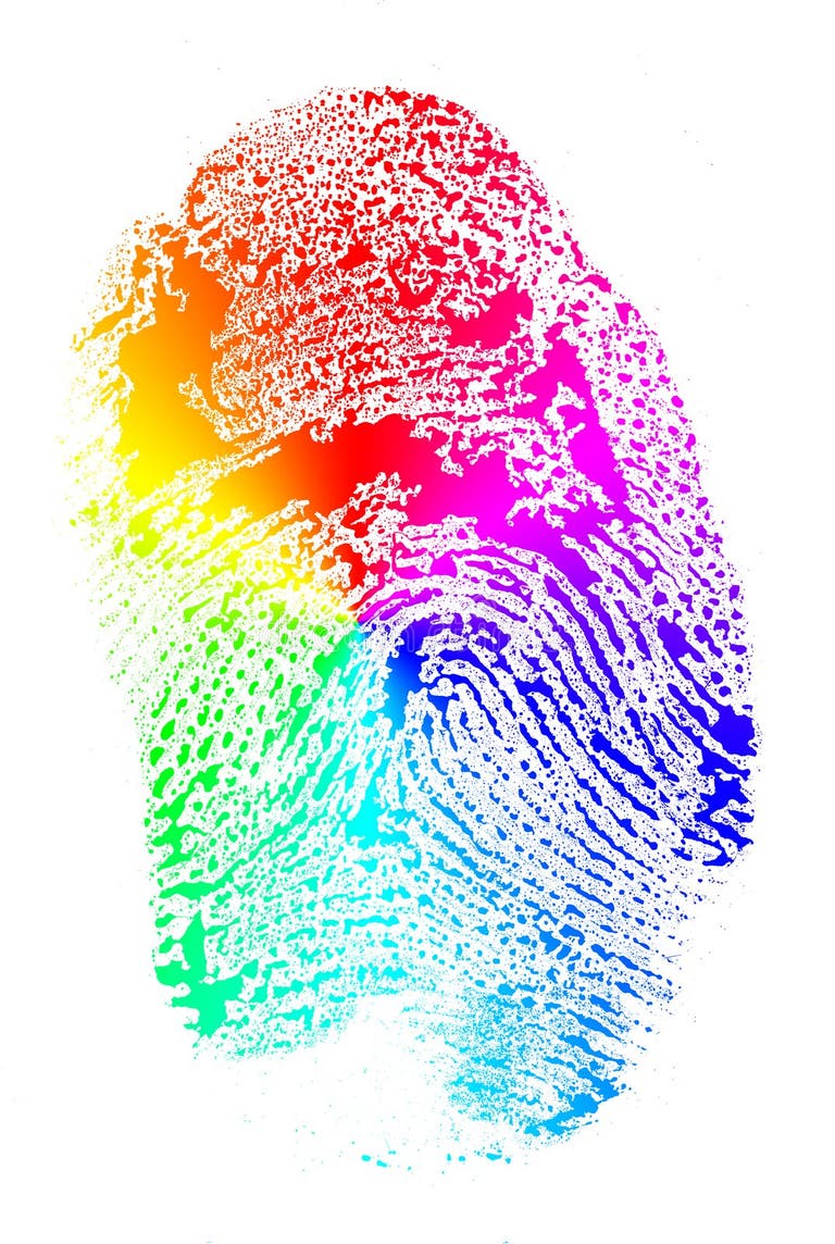 Fingerprint Rainbow Stock Illustrations – 838 Fingerprint Rainbow Stock ...
