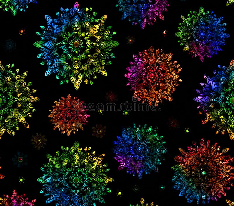 Rainbow Fireworks Festive Background Texture for Design Projects Stock ...