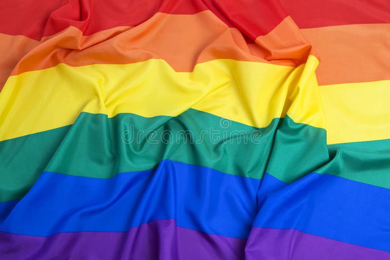 Rainbow flag stock photo. Image of sign, bisexual, love - 59844976