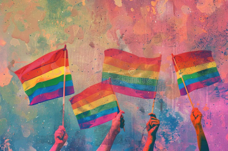 Rainbow Flag Bearers Stock Photos - Free & Royalty-Free Stock Photos from Dreamstime