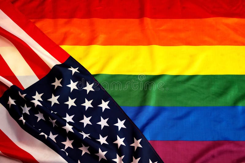 Rainbow flag LGBT movement stock image. Image of lgbt - 218759161