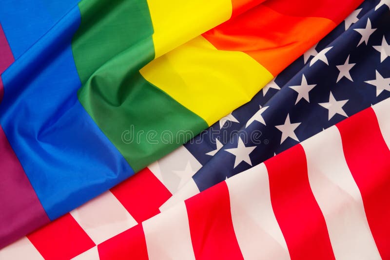 Rainbow flag LGBT movement stock photo. Image of movement - 218759236