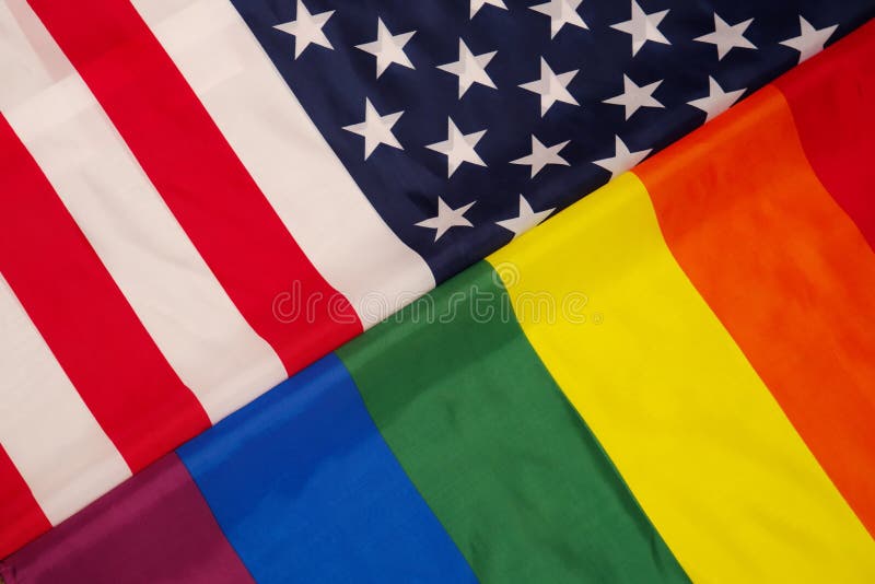 Rainbow flag LGBT movement stock photo. Image of freedom - 218759222