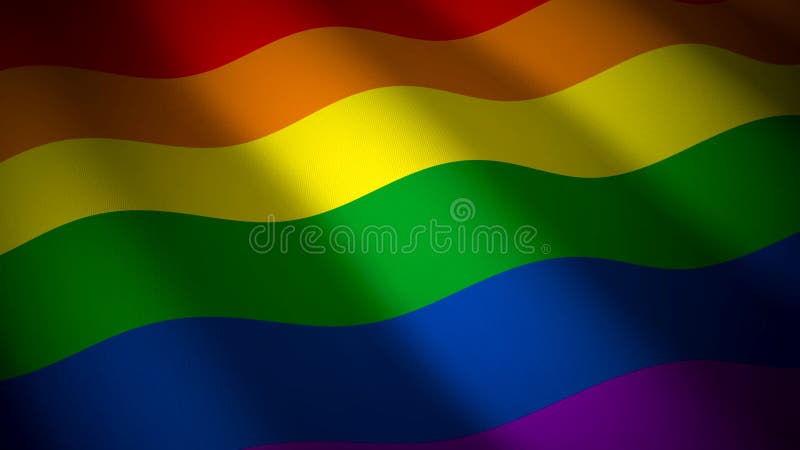 Rainbow Flag Lgbt Movement Seamless Loop Stock Video Video Of Symbol Waving 100578469