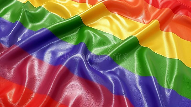 Rainbow Flag , Lgbtq+ Rights, Standing or Your Rights Stock ...