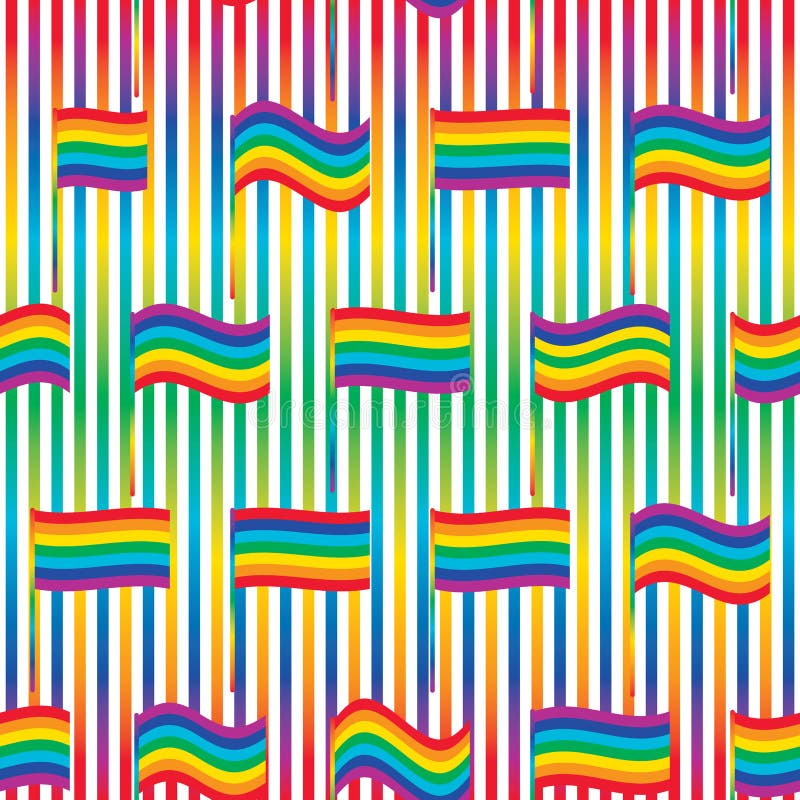 Rainbow Flag stock vector. Illustration of choice, paint - 9703567