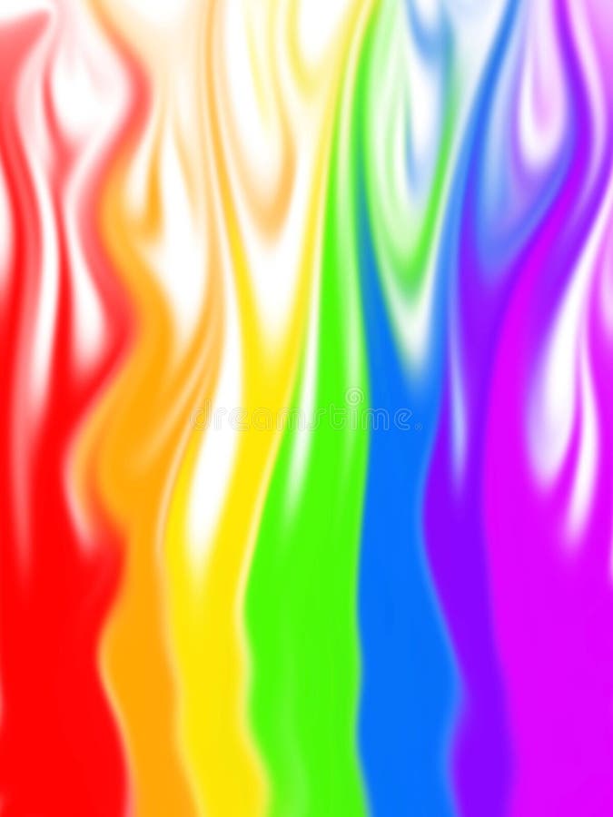 Rainbow Flames Design Background Stock Illustration - Illustration of ...