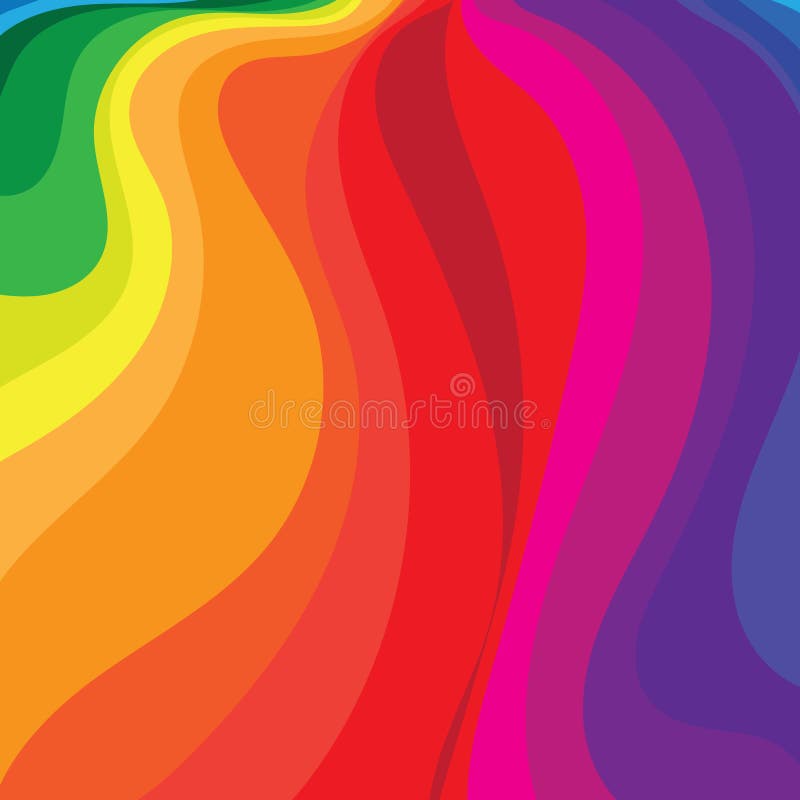 Rainbow Flowing stock vector. Illustration of knot, graphic - 6112432