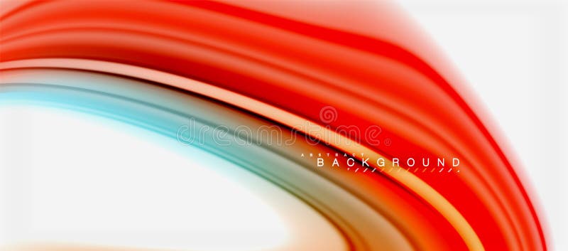 Rainbow Fluid Colors Abstract Background Twisted Liquid Design ...