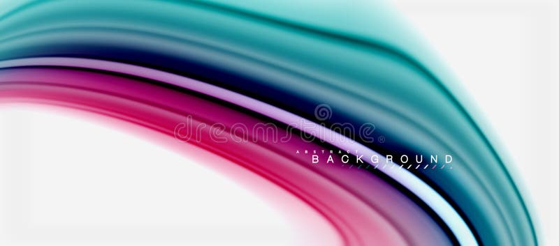 Rainbow Fluid Colors Abstract Background Twisted Liquid Design ...