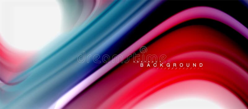 Rainbow Fluid Colors Abstract Background Twisted Liquid Design ...