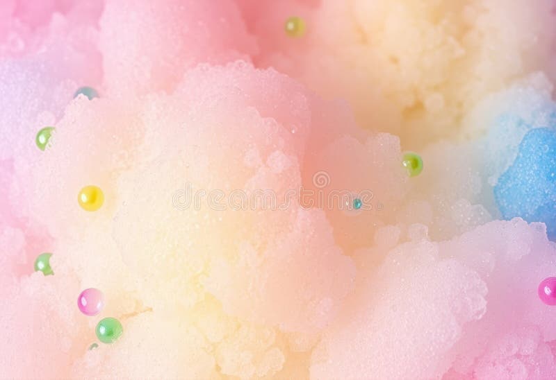 Ainbow Foam with Multi Colored Bubbles a Vibrant Multi Colored Stock ...
