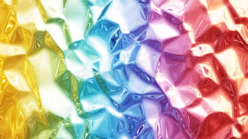 Rainbow Foil Texture Abstract Background Stock Illustration ...