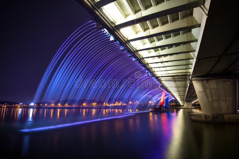 Expo Bridge in Daejeon, Korea. Stock Image - Image of exposure, expo ...