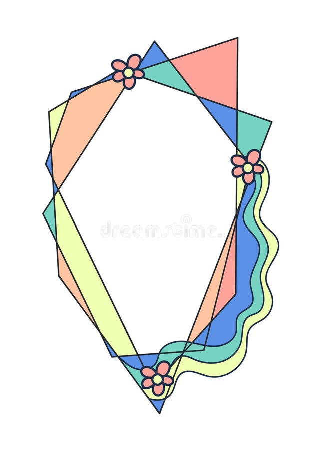 Bright Cool Cartoon Psychedelic Rainbow Pattern - 70s - 80s Stock ...