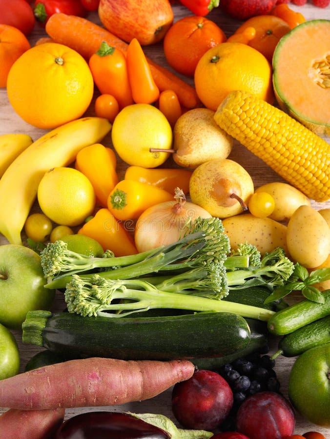 172 Fruit Vegetable Sorted Colour Stock Photos - Free & Royalty-Free ...