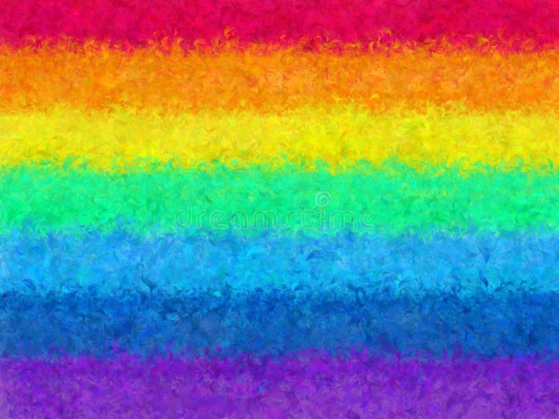 Rainbow Fur Feather Texture Design for Use As a Background or Paper ...