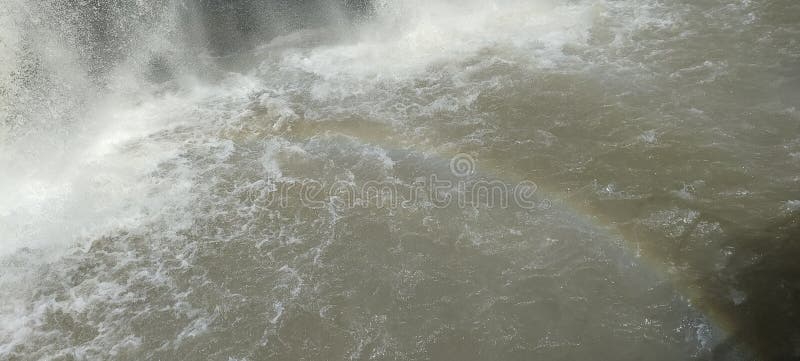 Rainbow in Gandihati Waterfalls in Parlekhimidi in Gajapathi District ...