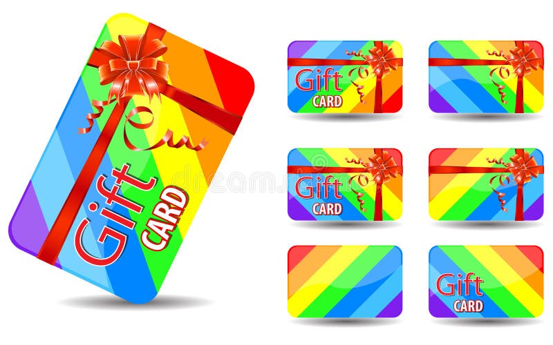 Gift card stock vector. Illustration of gift, purchase - 9282687