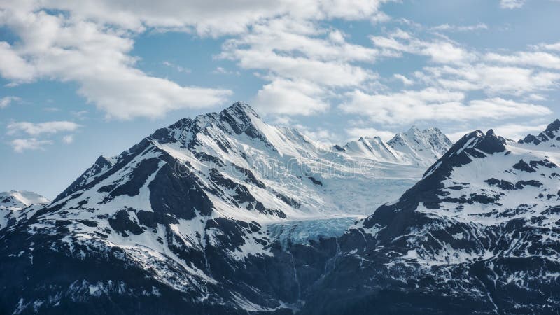 Rainbow Glacier with Clouds Stock Image - Image of rainbow, spring ...