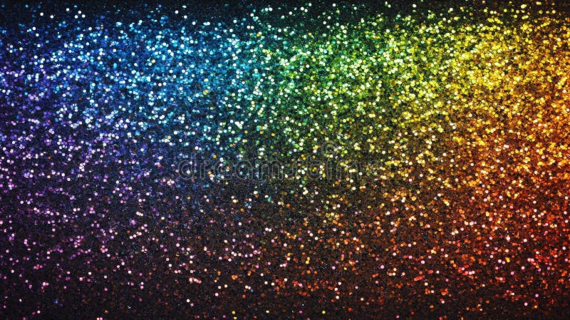 Rainbow Glitter Sparkle Background Texture Stock Illustration ...