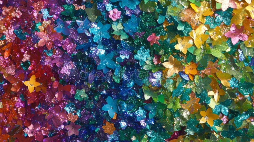 Rainbow Glitter Texture Background Stock Illustration - Illustration of ...