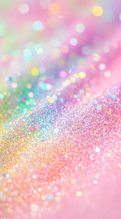 Rainbow Glitter Texture Background Pink Pastel High Quality Image Stock ...
