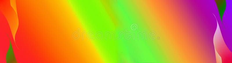 Rainbow Gradient Abstract Background with Border on the Sides. Colorful ...
