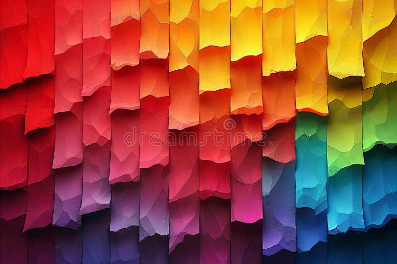 A Rainbow Gradient Background with Each Color Blending Seamlessly into ...