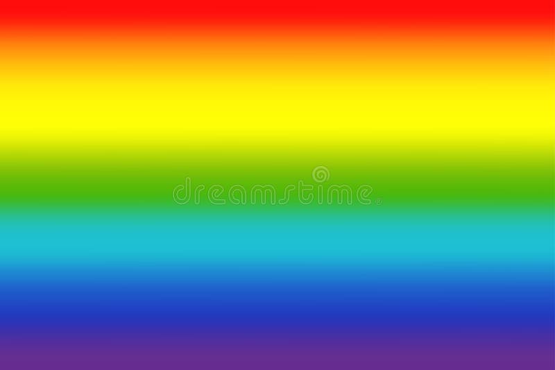 Rainbow Gradient Background. Horizontal Color Stripes. Vibrant Vector ...