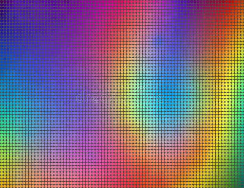 RGB Monitor Screen. Rainbow Gradient Background. Iridescent Abstract ...